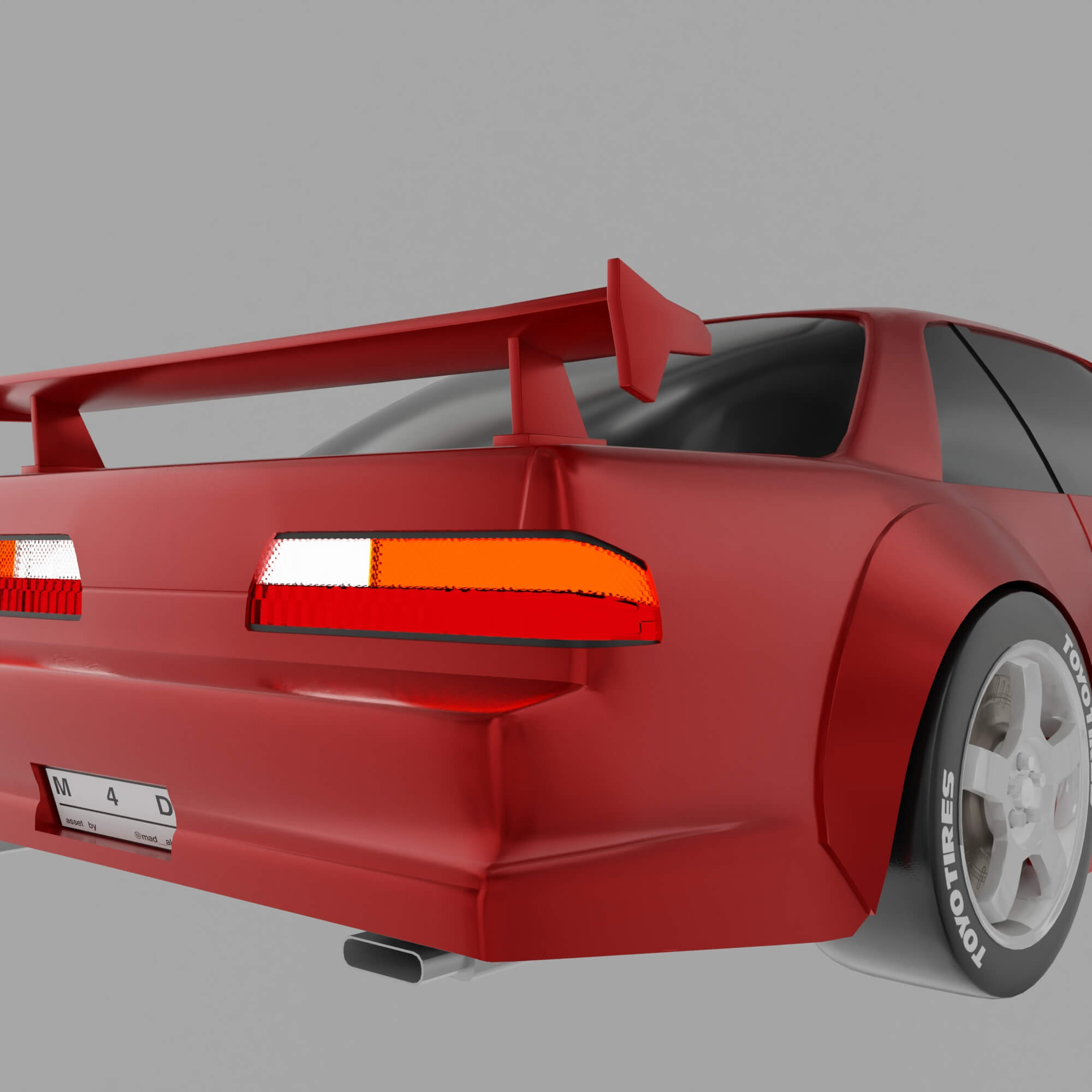Nissan Silvia S13 Modification - 3D Model by madakar25