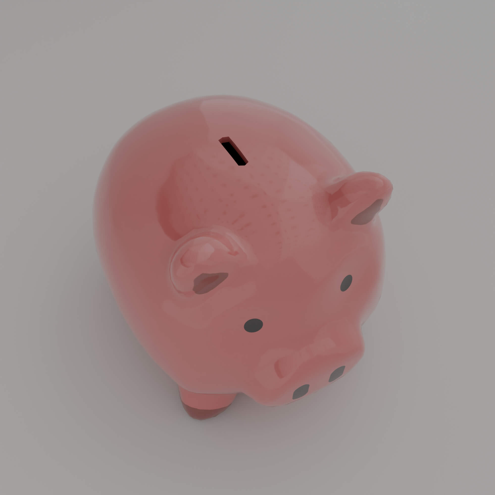 Piggy Bank Realistic 3D Model by madakar25