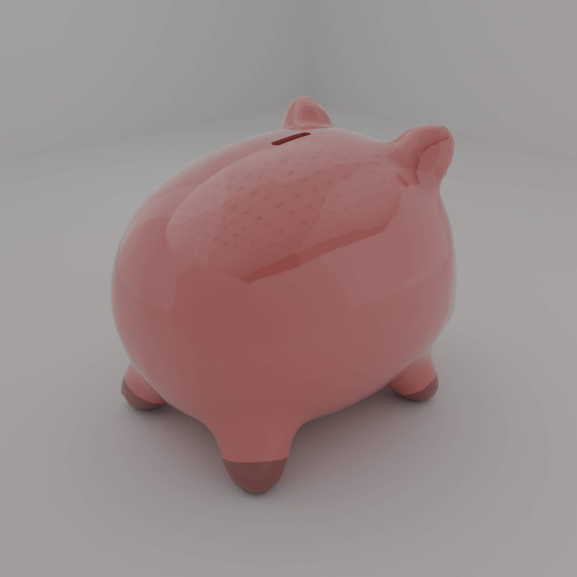 Piggy Bank Realistic 3D Model by madakar25