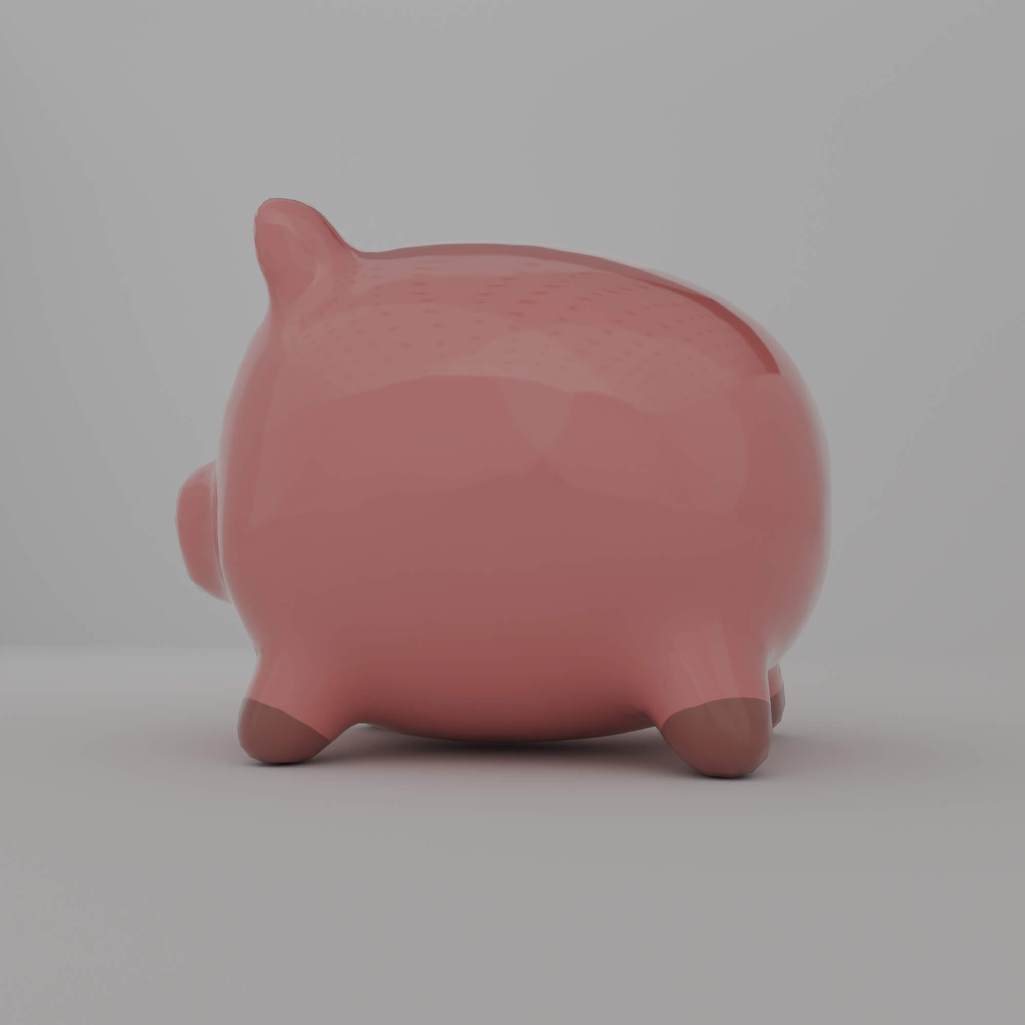 Piggy Bank Realistic 3D Model by madakar25