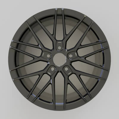 Racing Rims Car 2.0 - 3D Model by madakar25