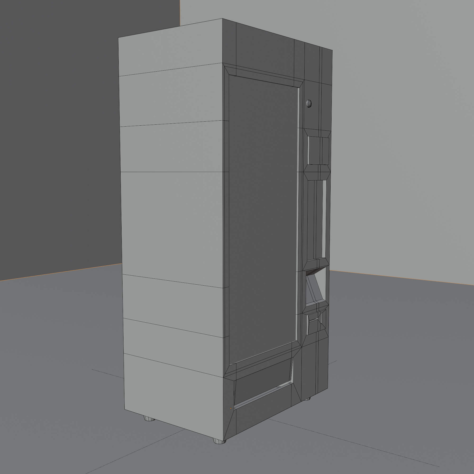 Realistic Low-Poly Vending Machine Model by madakar25