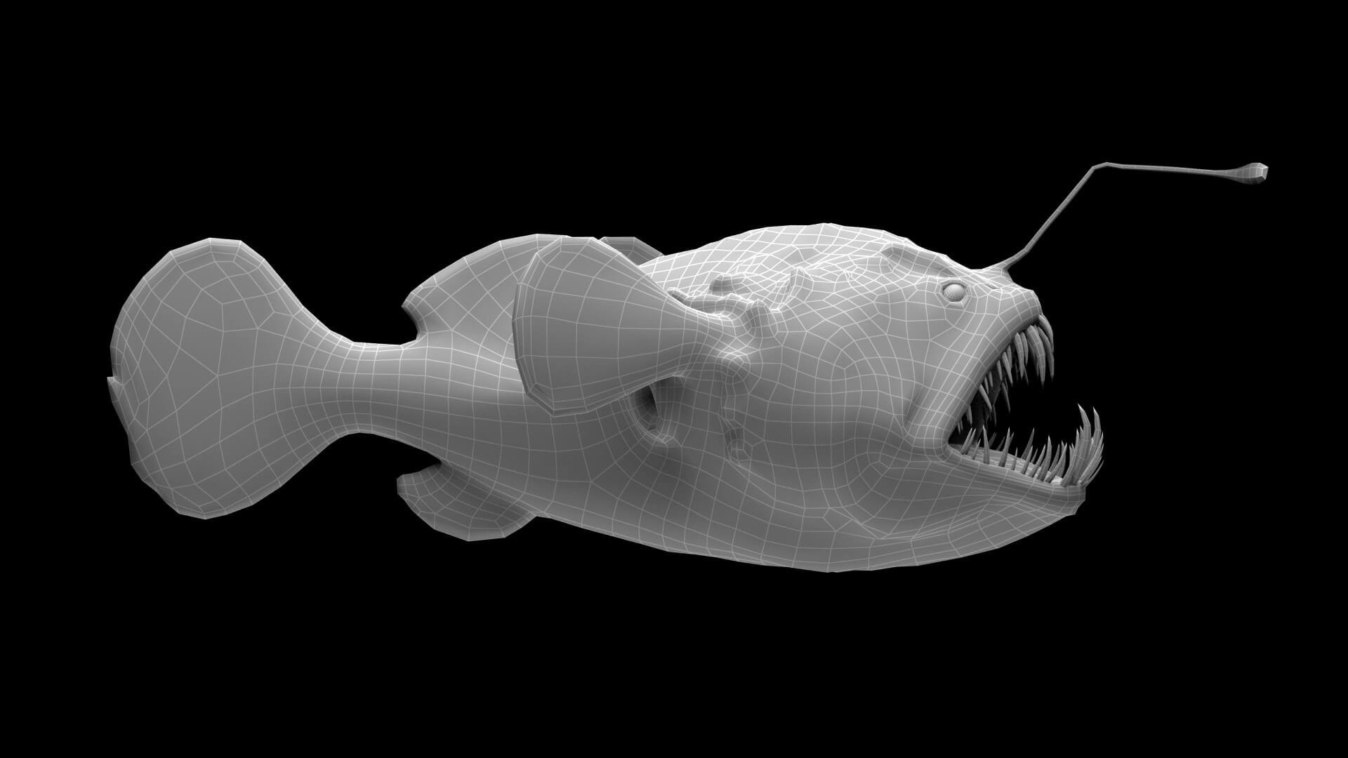 Angler Fish - 3D Model by MadeCG