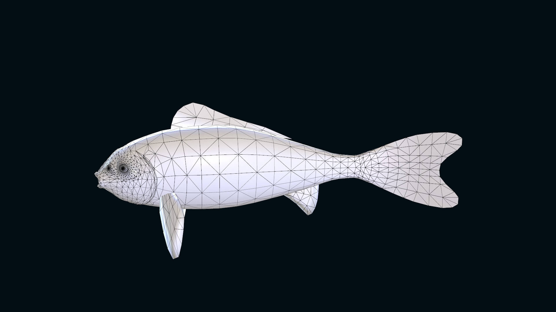 Animated Carp Fish Koi - 3D Model by MadeCG