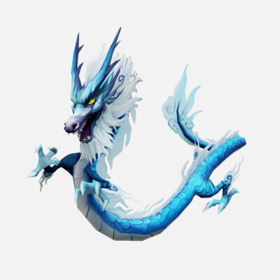 Animated Chinese Dragon Loong - 3D Model by MadeCG