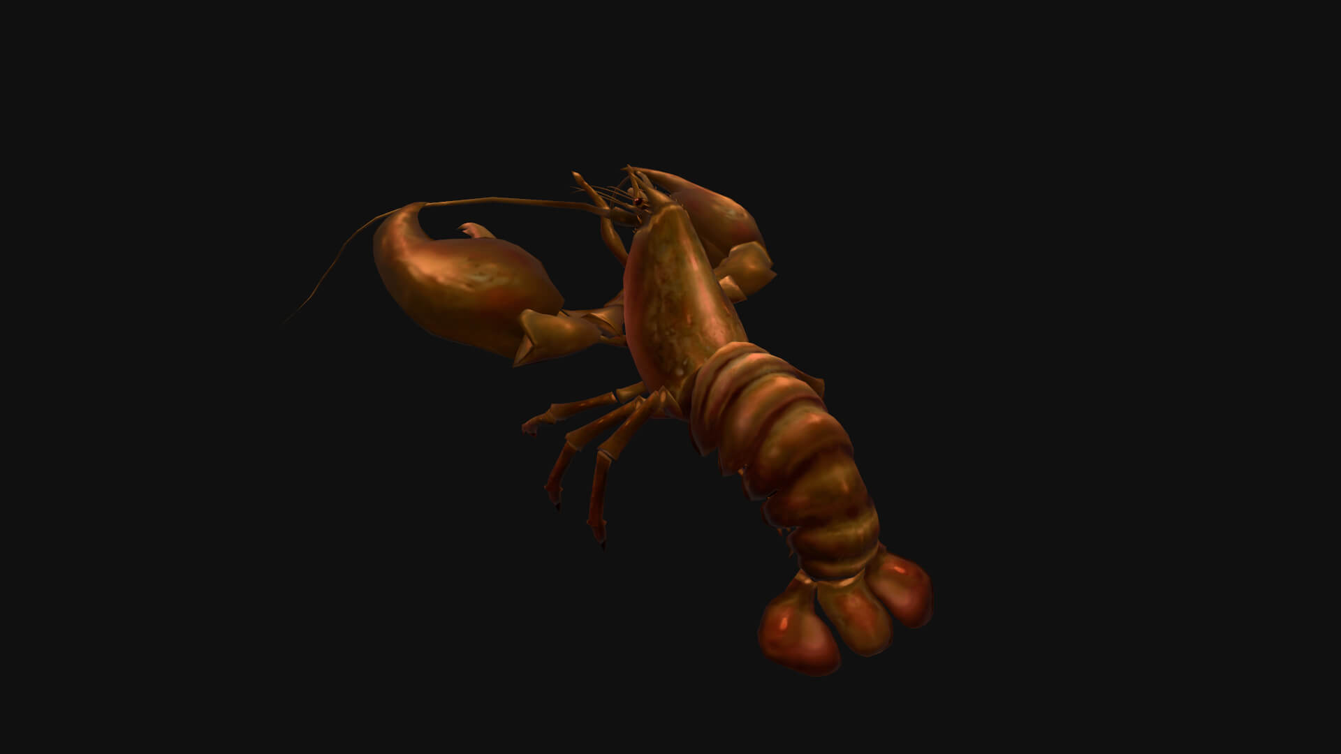 Animated Crayfish - 3D Model by MadeCG