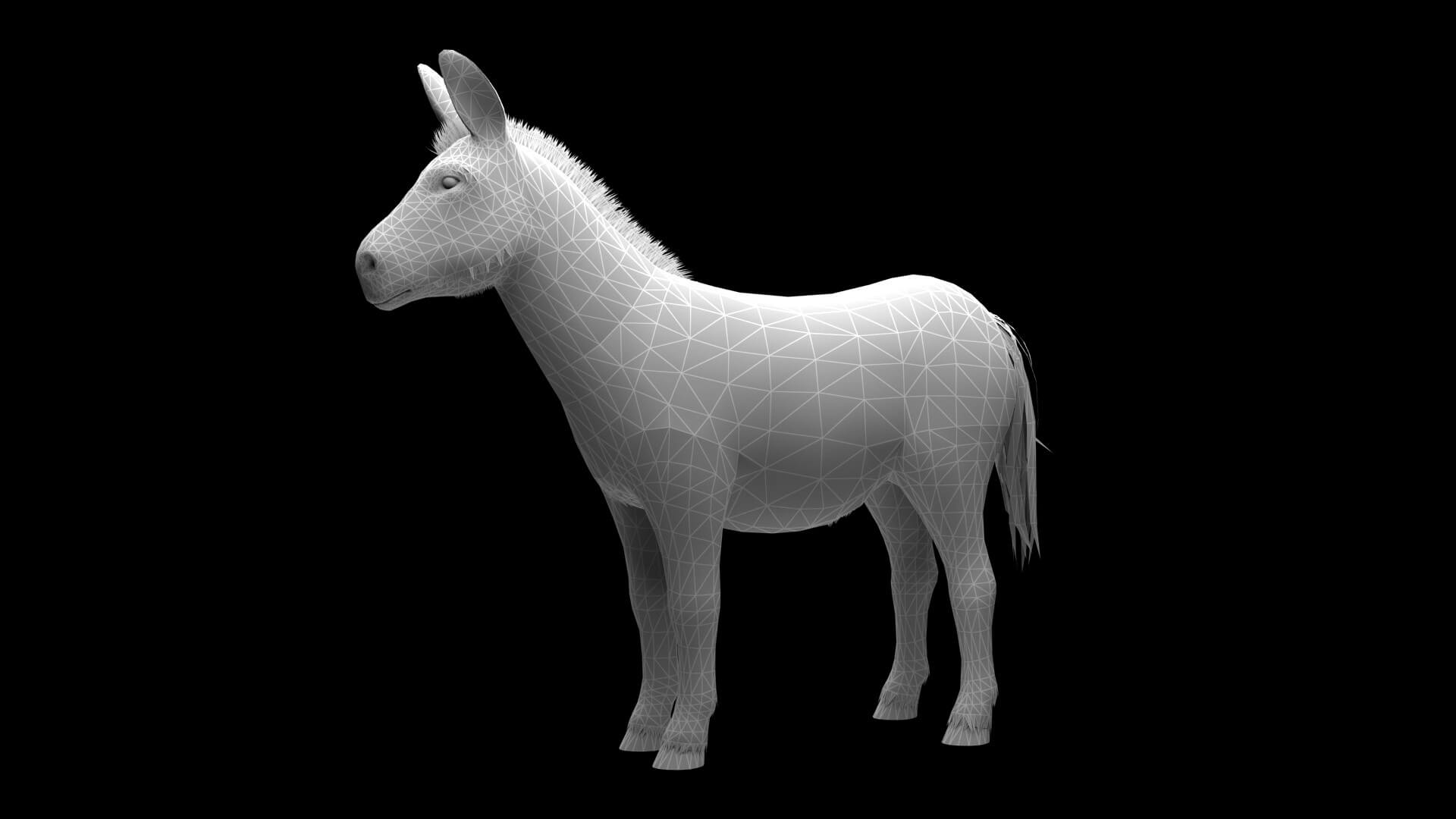 Donkey - 3D Model by MadeCG