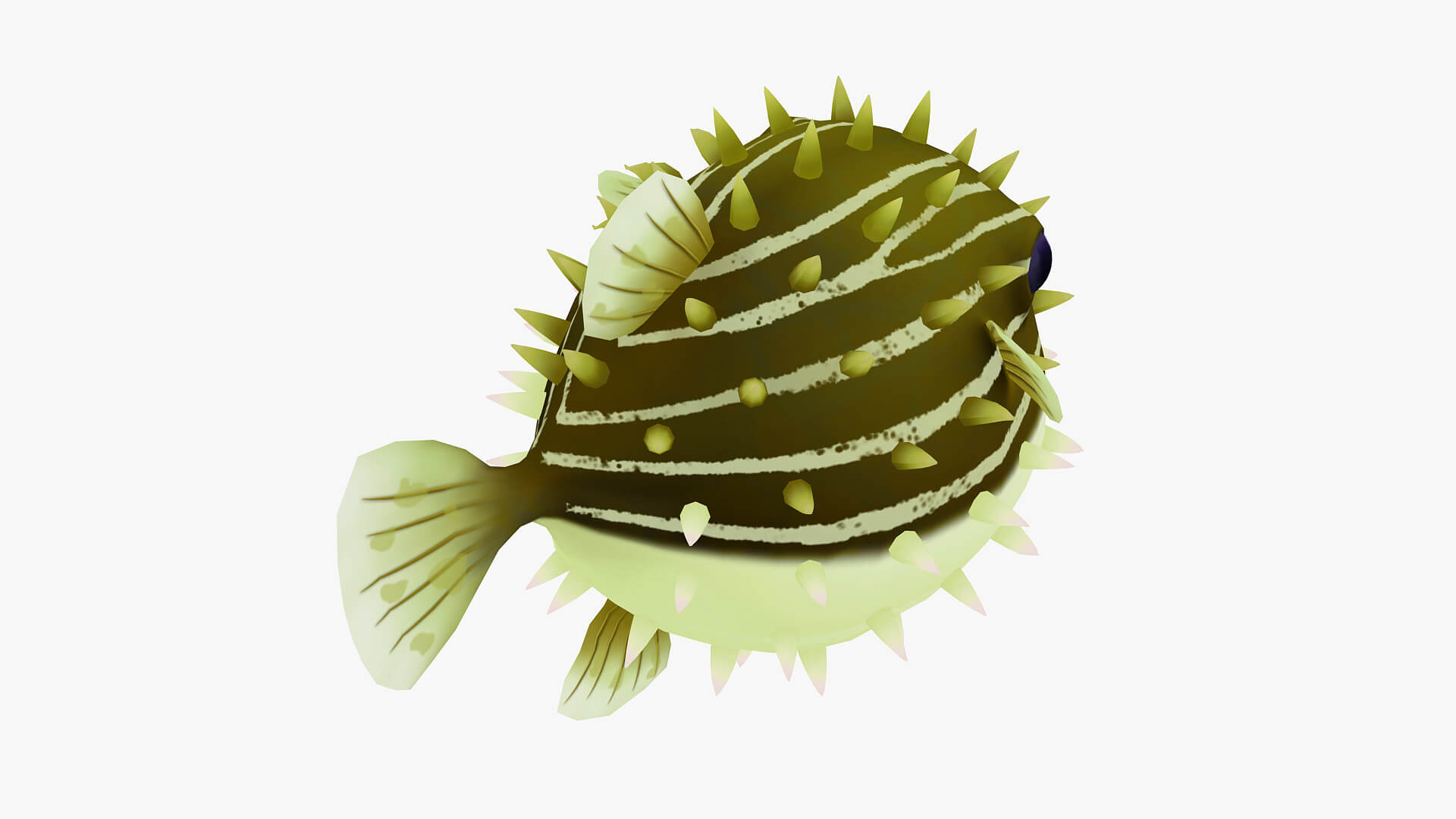 Pufferfish - 3D Model by MadeCG