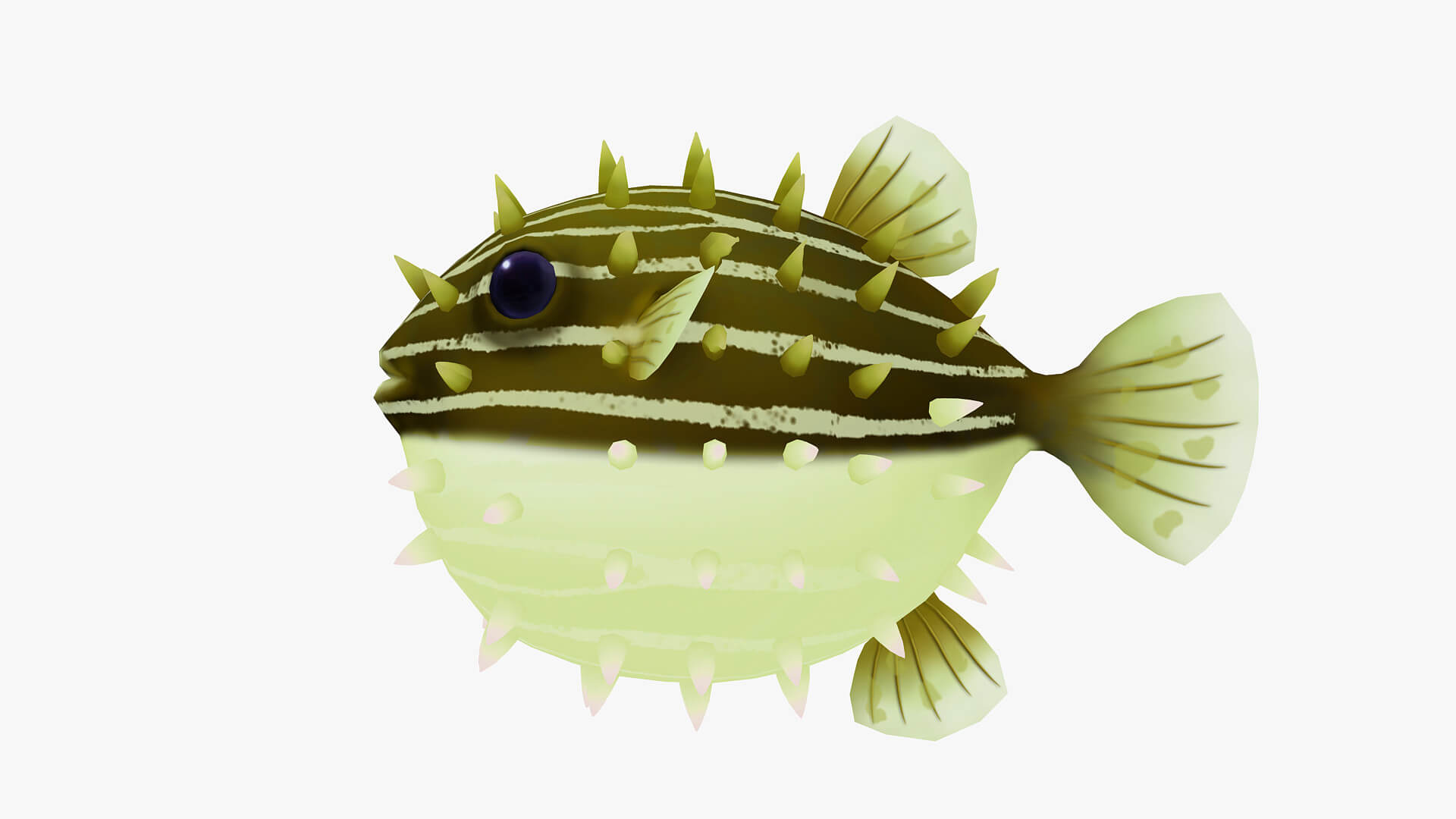 Pufferfish - 3D Model by MadeCG