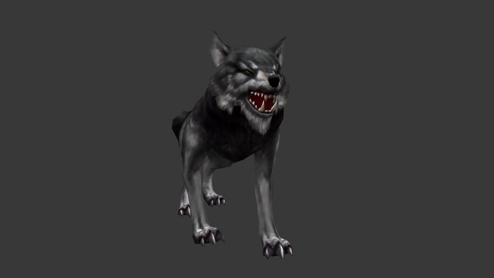 Animated Wolf - 3D Model by MadeCG