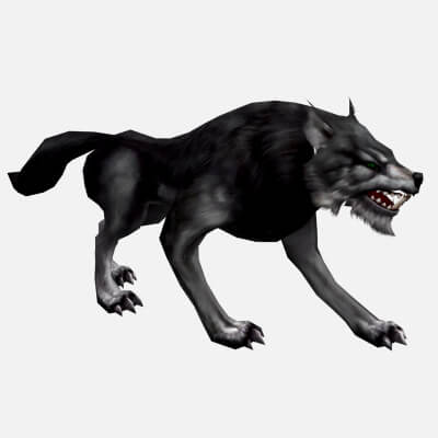Animated Wolf - 3D Model by MadeCG