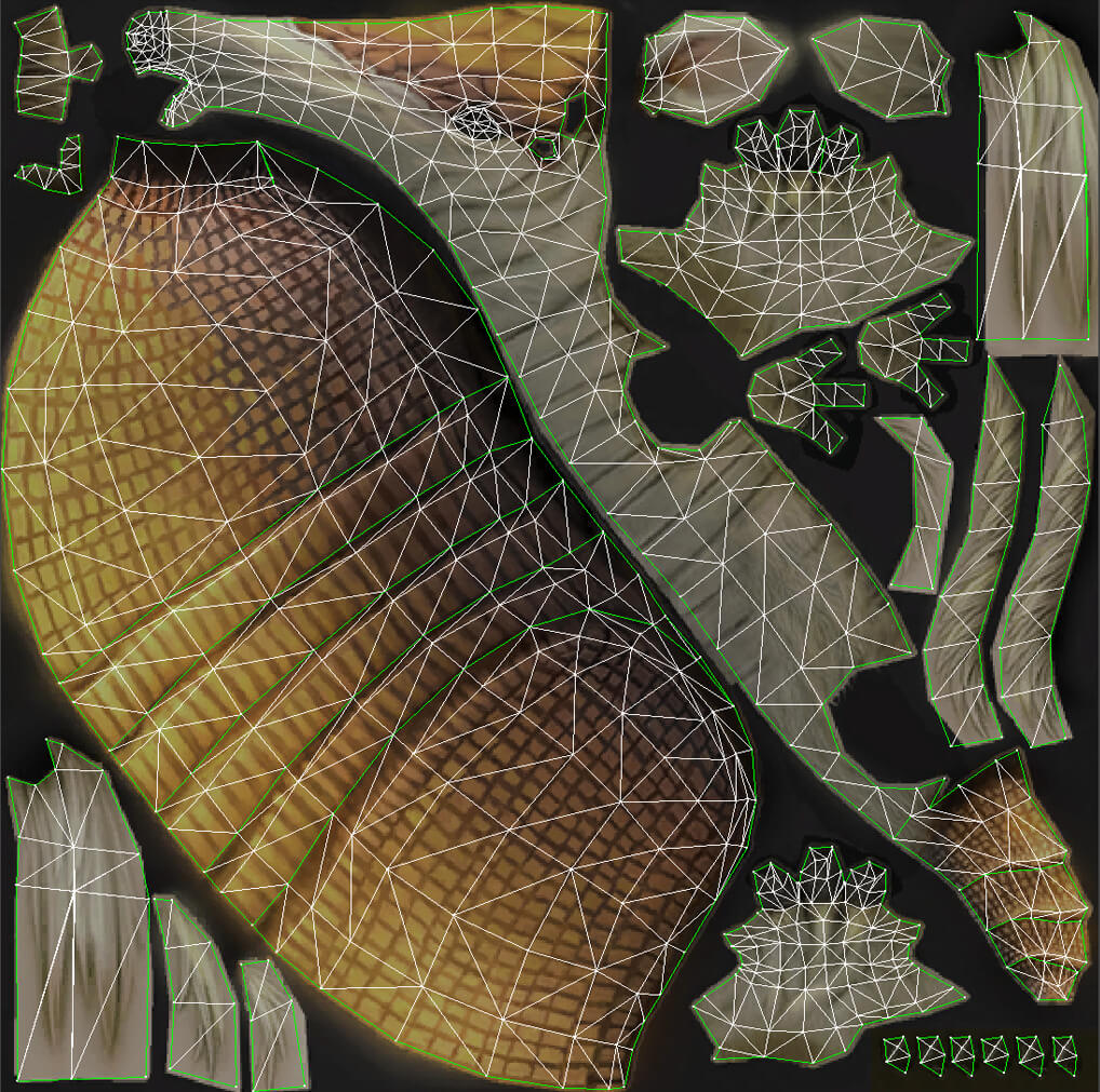 Animated Armadillo - 3D Model by MadeCG