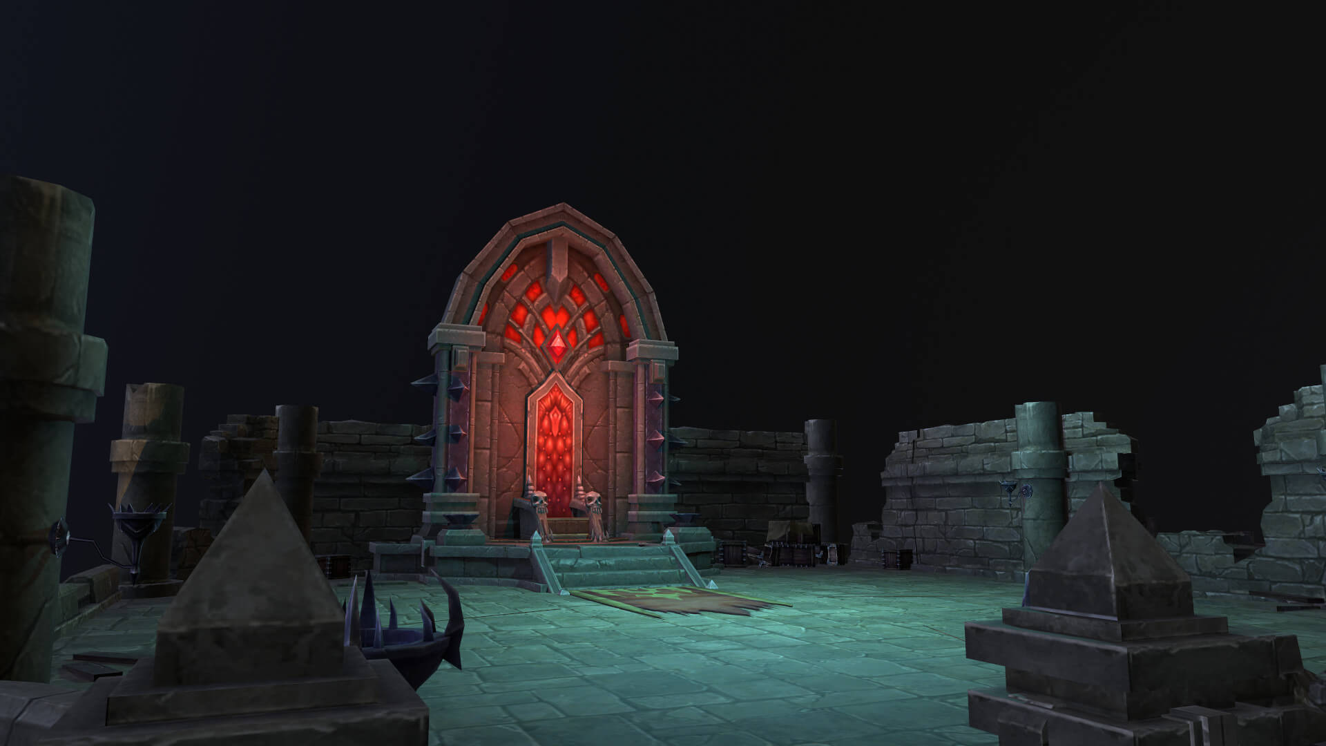 Dungeons Castle Alcazar Barbacan - 3D Model by MadeCG