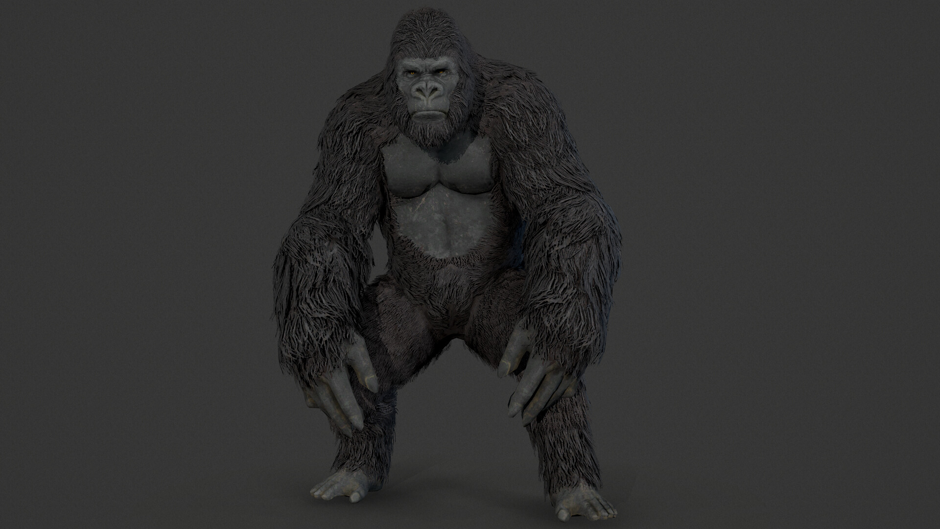 Gorilla Ape Orangutan - 3D Model by MadeCG