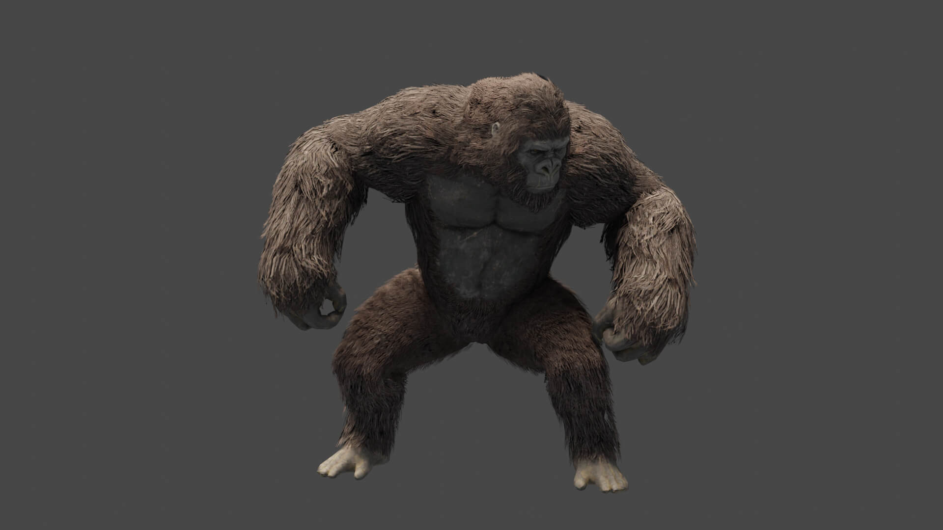 Gorilla Ape Orangutan - 3D Model by MadeCG
