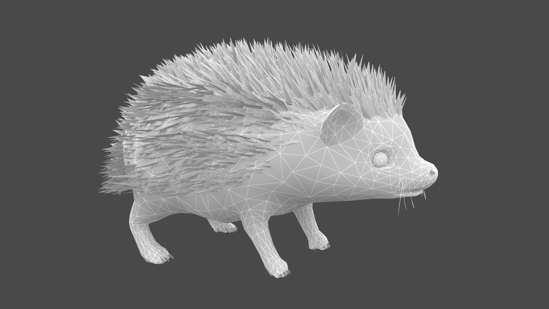 Animated Hedgehog - 3D Model by MadeCG
