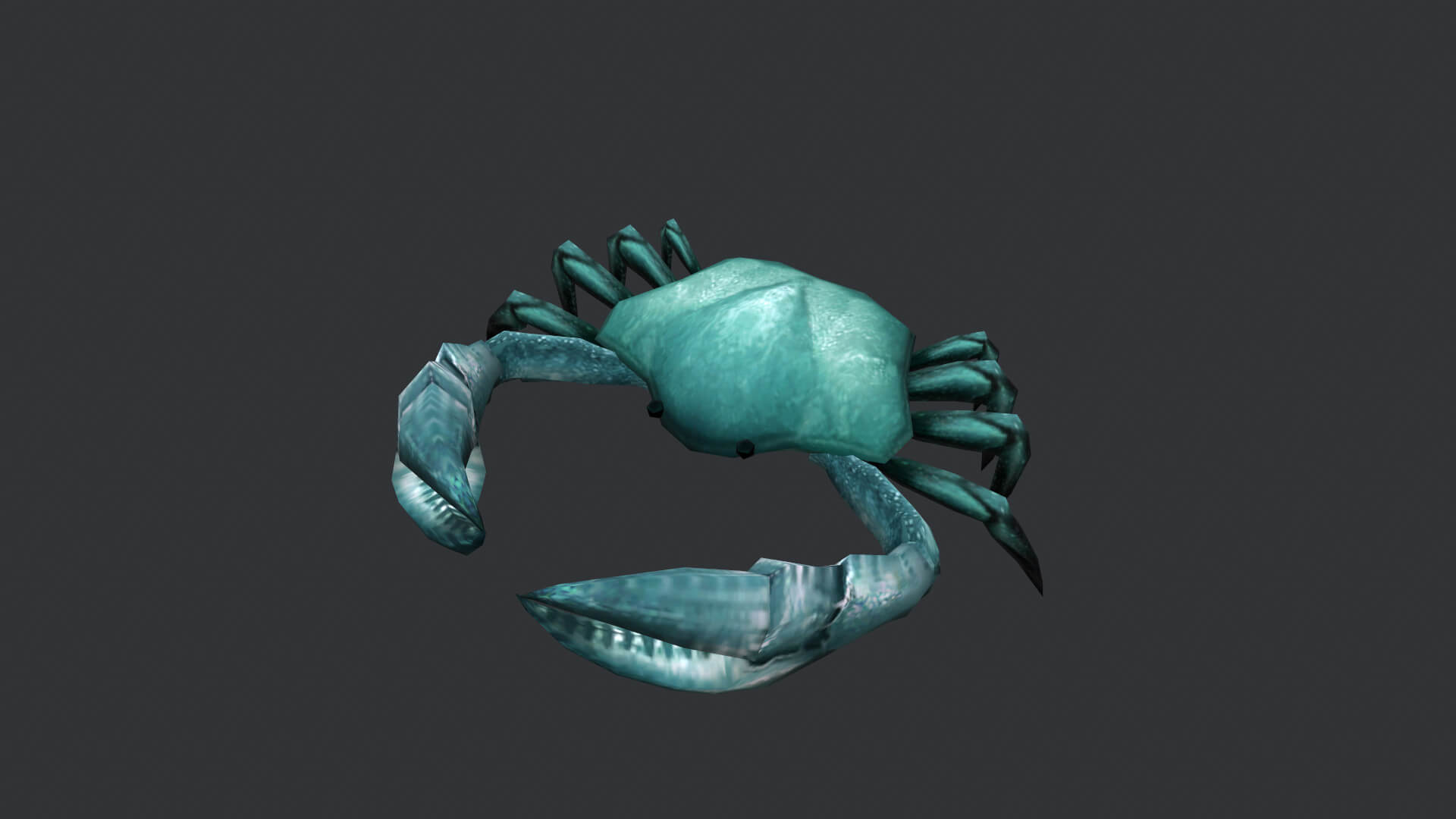 Low Poly Aniamted Crab - 3D Model by MadeCG