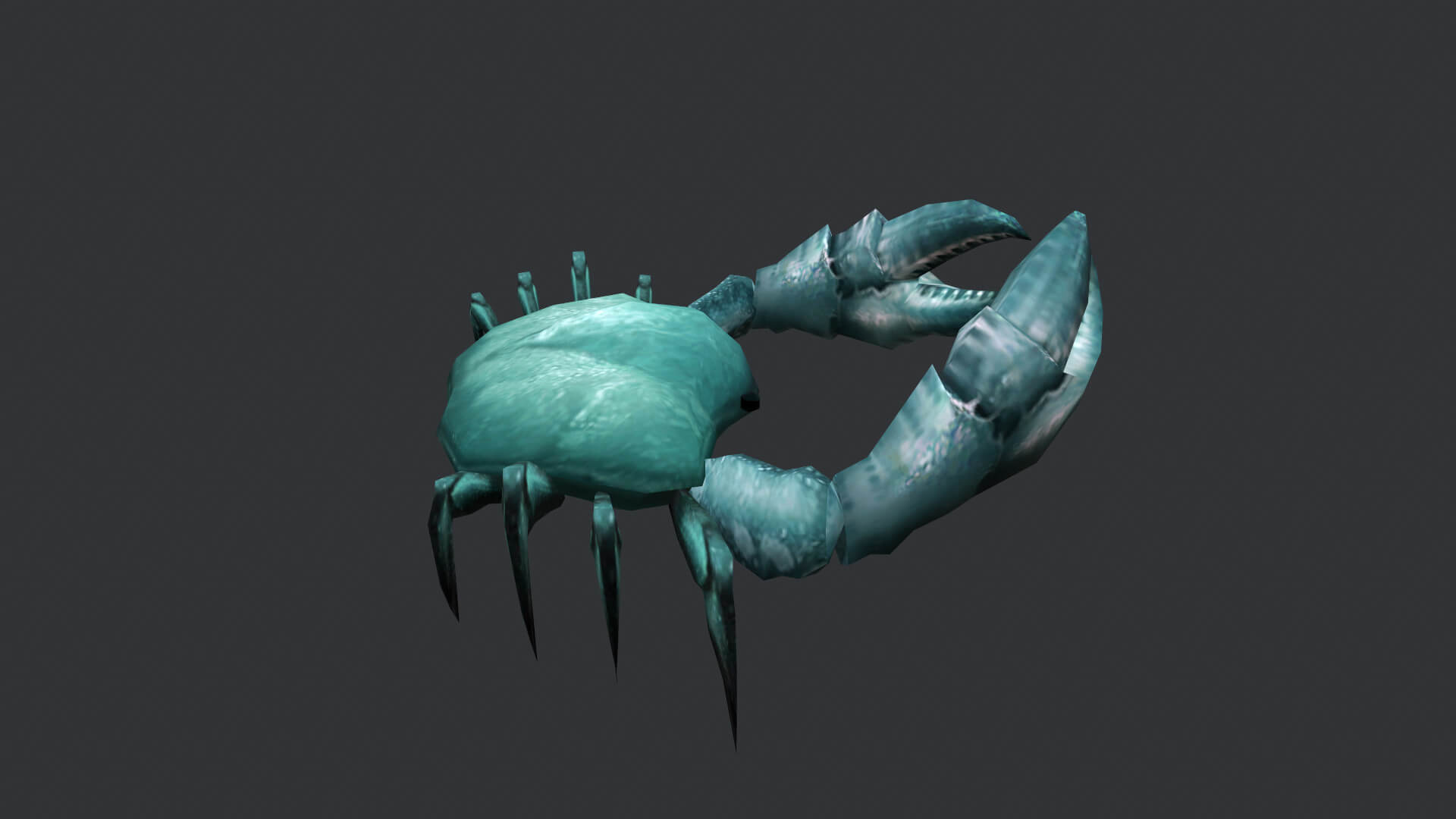 Low Poly Aniamted Crab - 3D Model by MadeCG