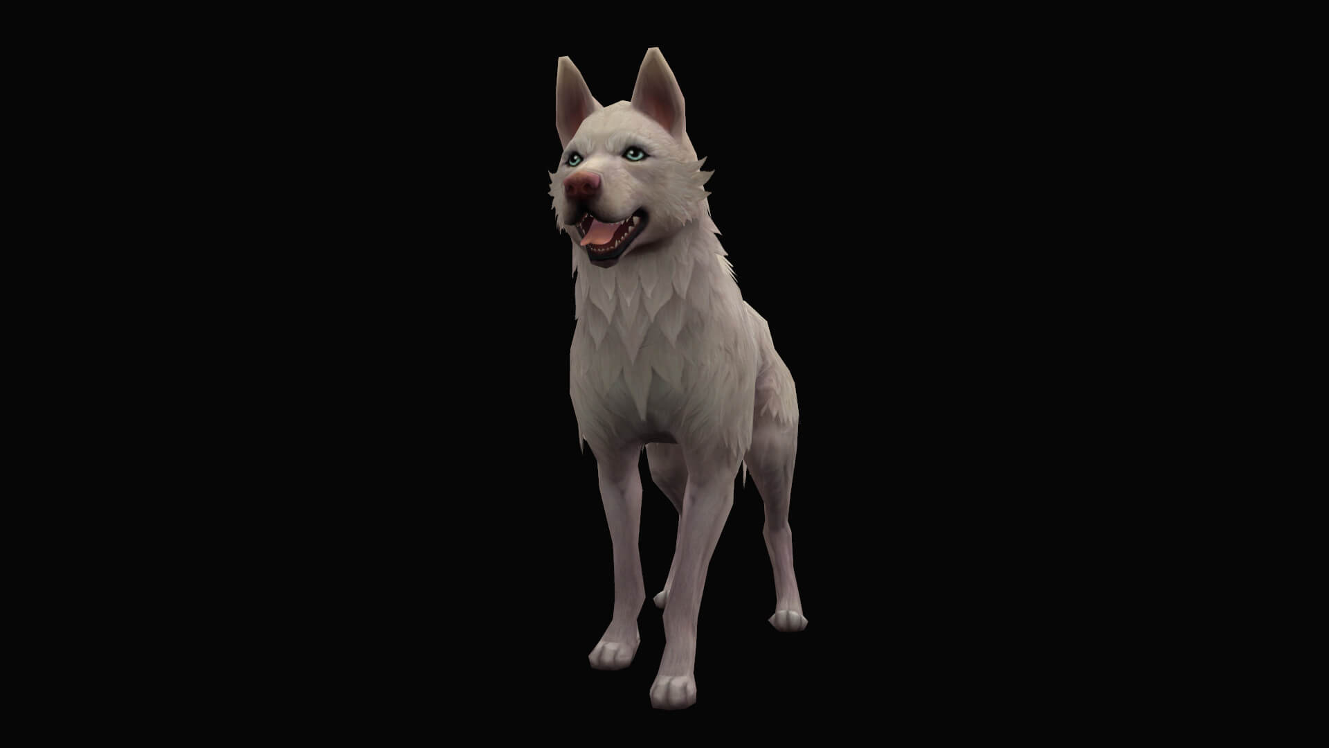 Low Poly Animated Dog - 3D Model by MadeCG