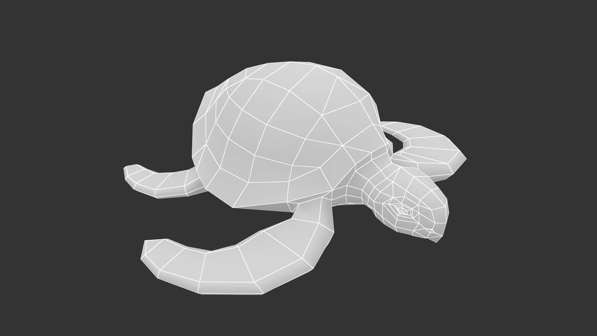 Low Poly Animated Turtle - 3D Model by MadeCG