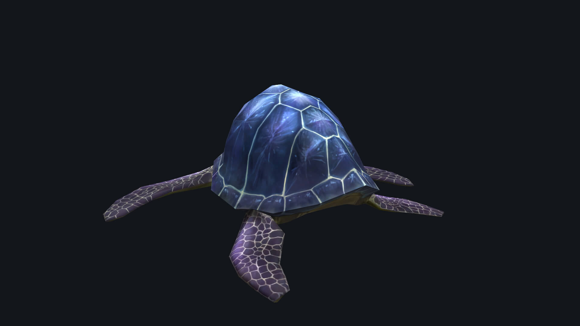 Low Poly Animated Turtle - 3D Model by MadeCG