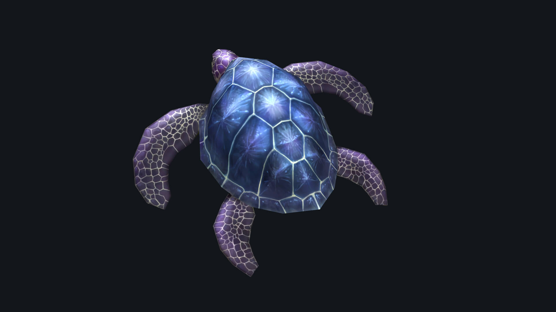 Low Poly Animated Turtle - 3D Model by MadeCG