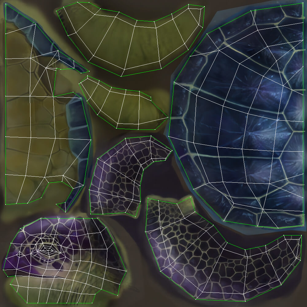 Low Poly Animated Turtle - 3D Model by MadeCG