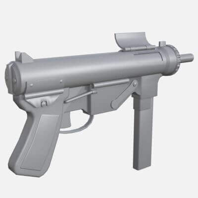 M3 Grease Gun - Free 3D Model by MadEvil_Lemon