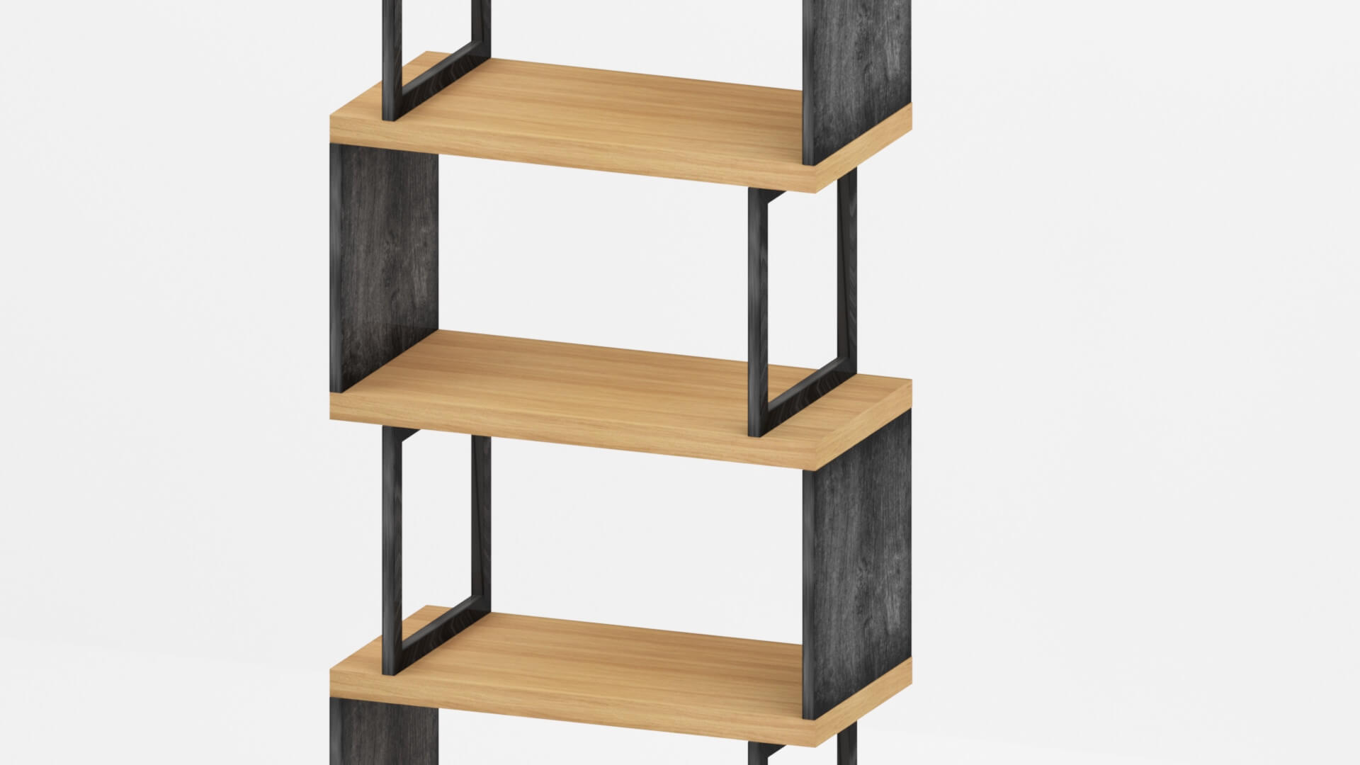 Wooden Shelf - 3D Model by madihazaman
