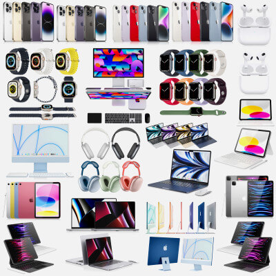 Apple Electronics Collection 2022-2023 3D Model by madMIX