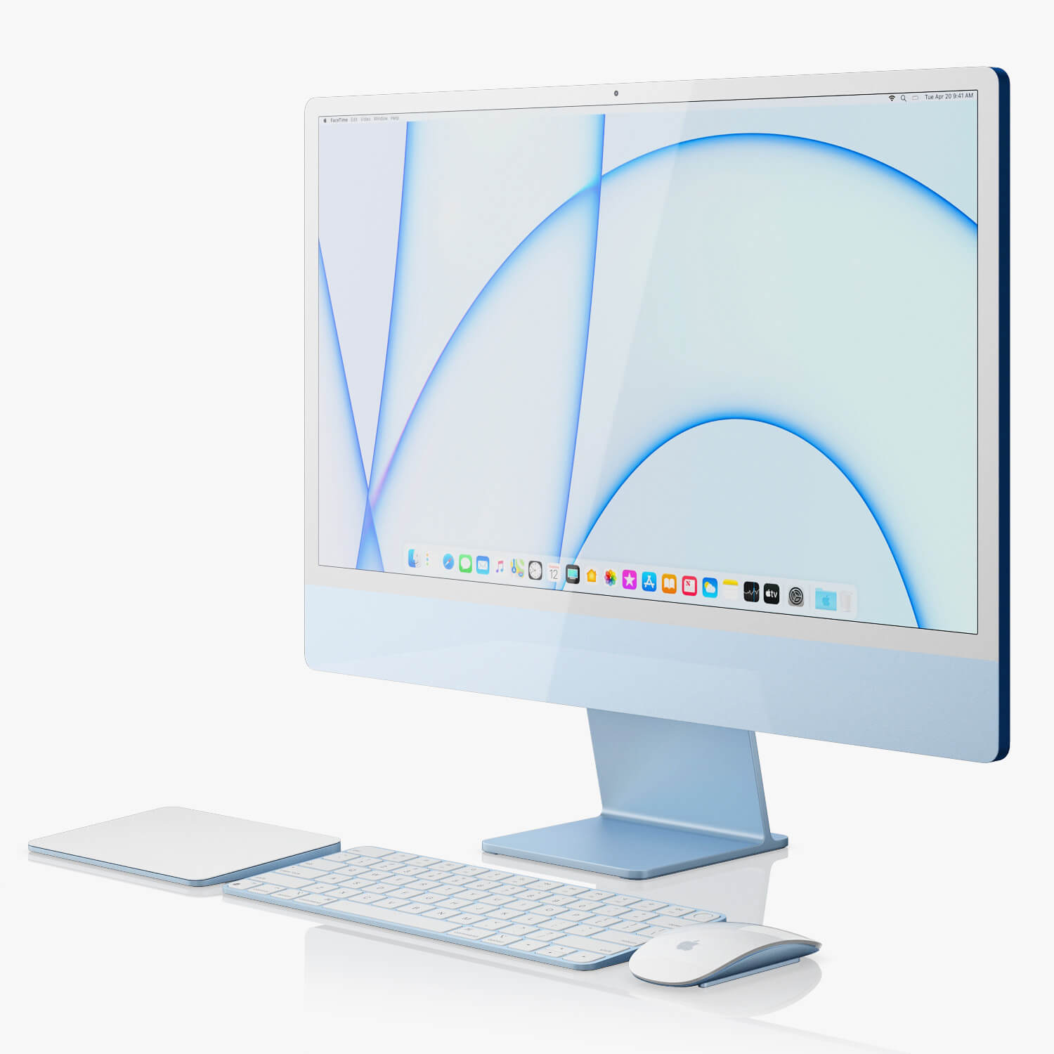 Apple IMac 24-inch 2021 Full Set 1 3D Model by madMIX