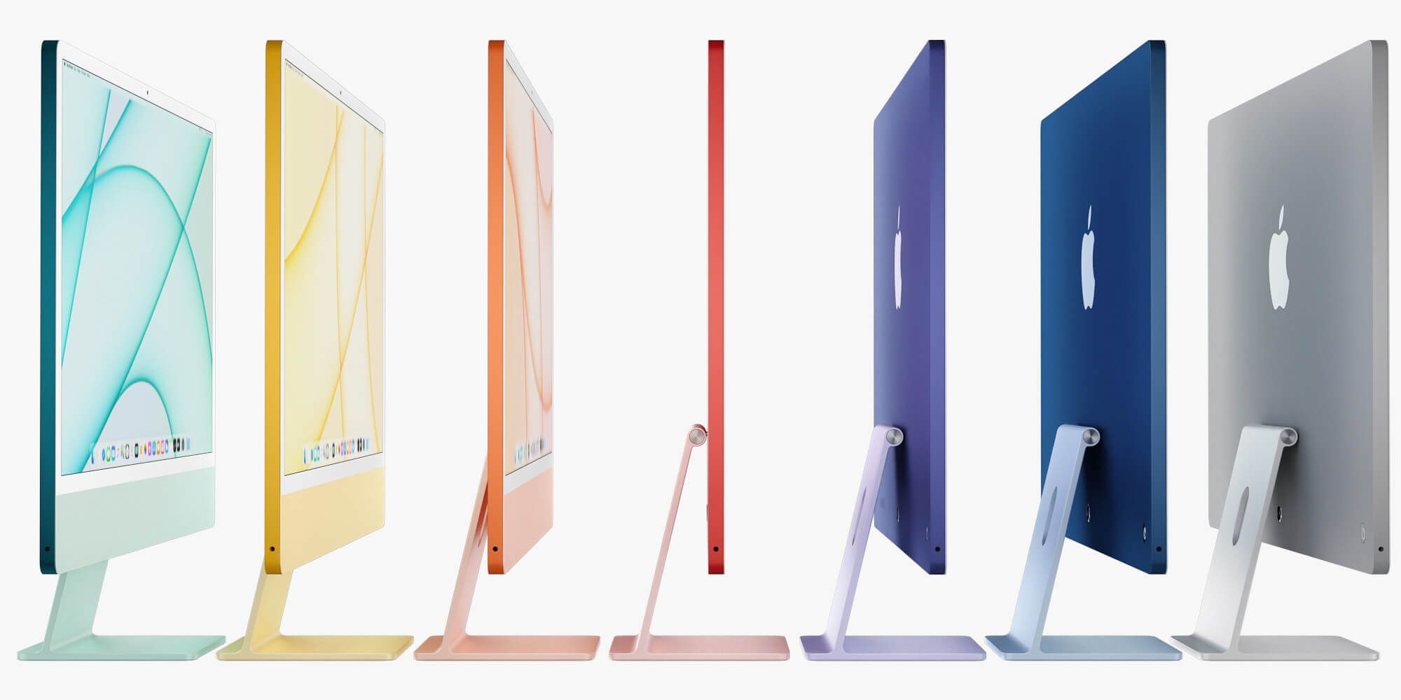 Apple IMac 24-inch All Colors 3D Model by madMIX