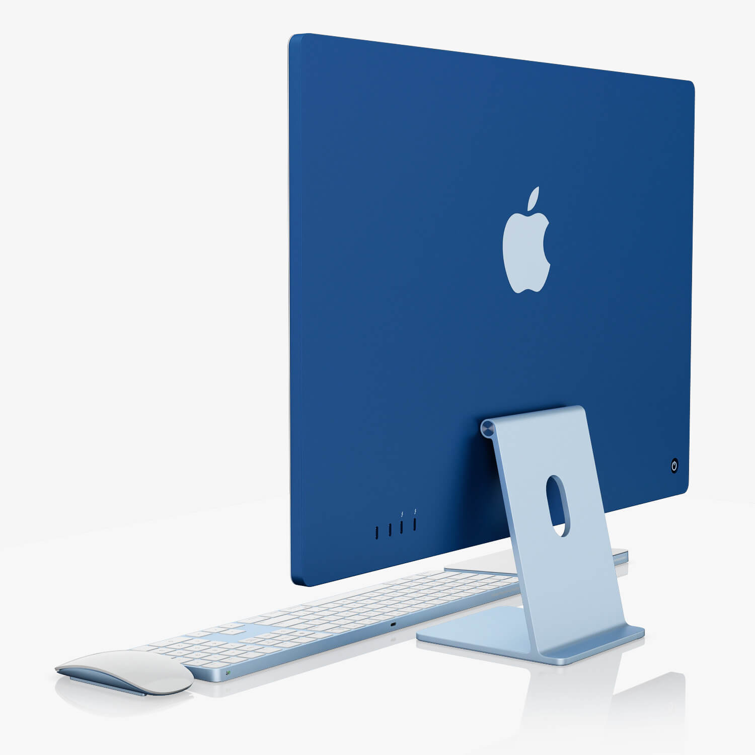 Apple IMac 24-inch Full Set 2 3D Model by madMIX