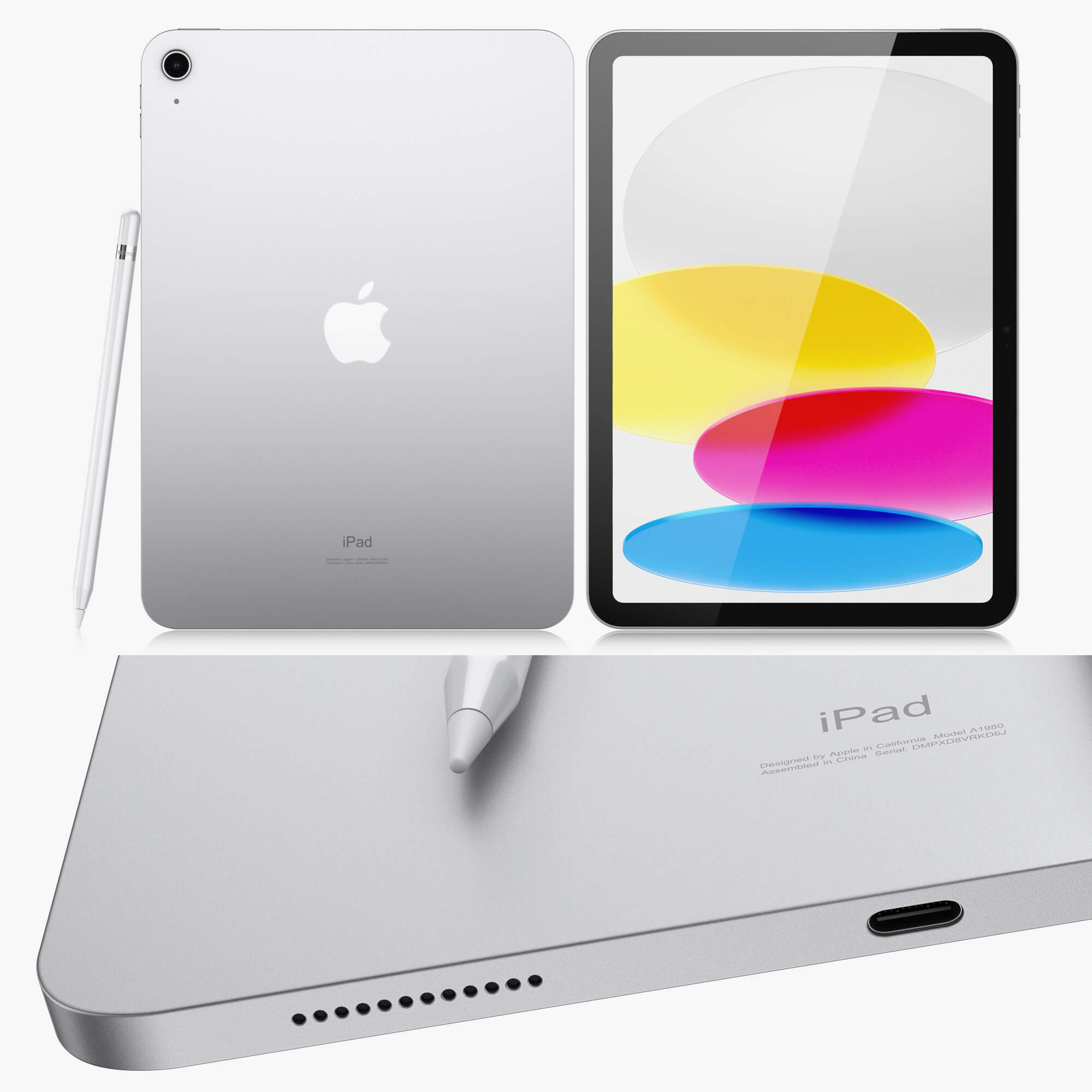 Apple iPad 10th Generation - 3D Model by madMIX