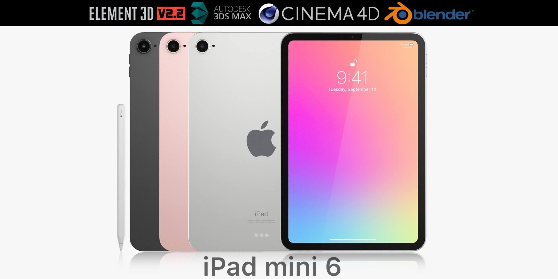 Apple iPad Mini 6 - 3D Model by madMIX