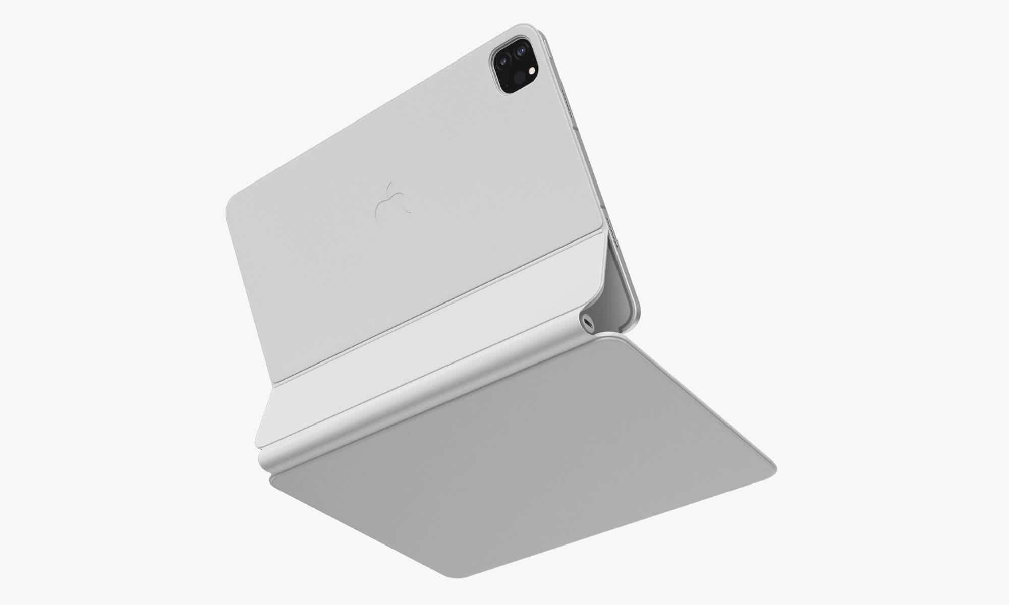 Apple iPad Pro 11-Inch M2 and Magic Keyboard 3D Model by madMIX