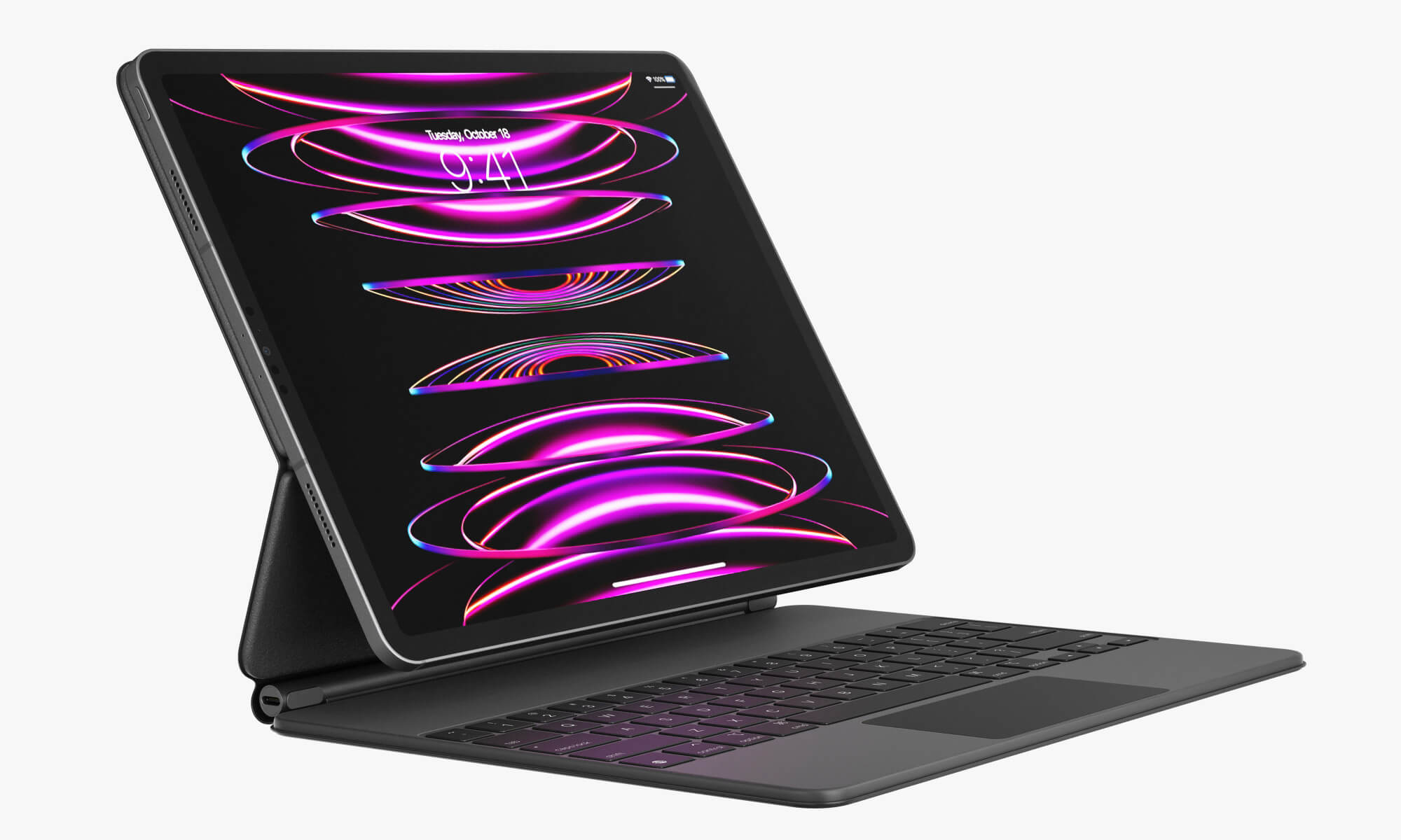 Apple iPad Pro 12.9-Inch M2 and Magic Keyboard 3D Model by madMIX