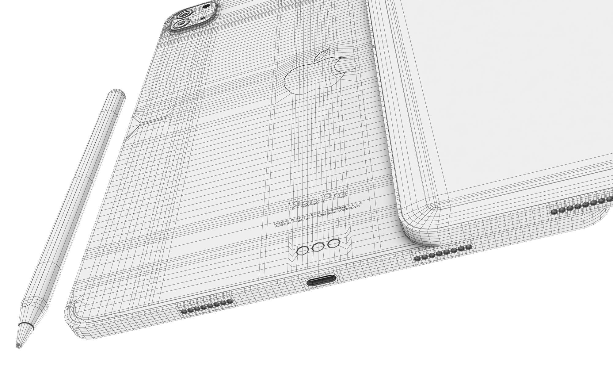 Apple iPad Pro 13-Inch and 11-Inch M2 3D Model by madMIX