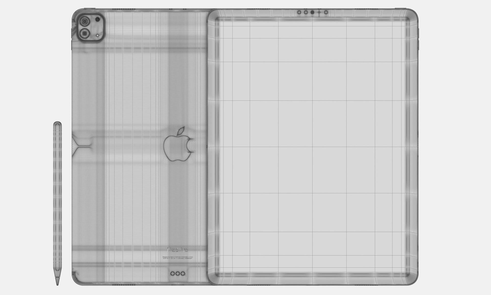 Apple iPad Pro 13-Inch and 11-Inch M2 3D Model by madMIX