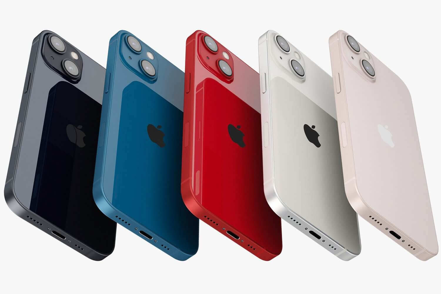 Apple iPhone 13 All Colors - 3D Model by madMIX