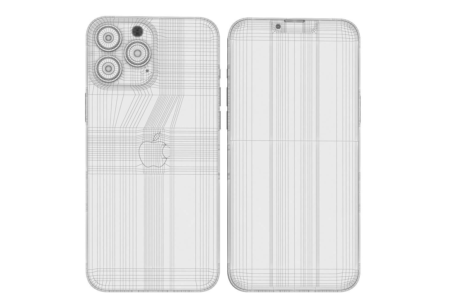 Apple iPhone 13 Pro MAX Sierra Blue - 3D Model by madMIX