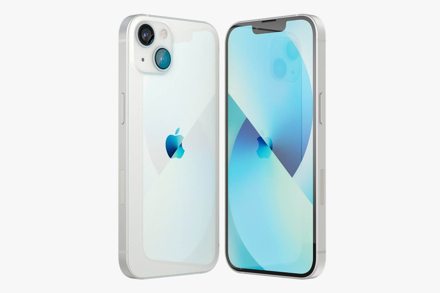 Apple iPhone 13 Starlight - 3D Model by madMIX