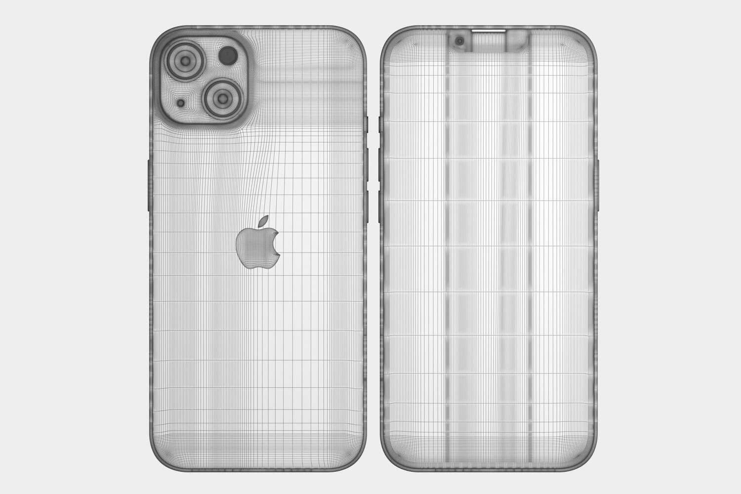 Apple iPhone 13 Starlight - 3D Model by madMIX
