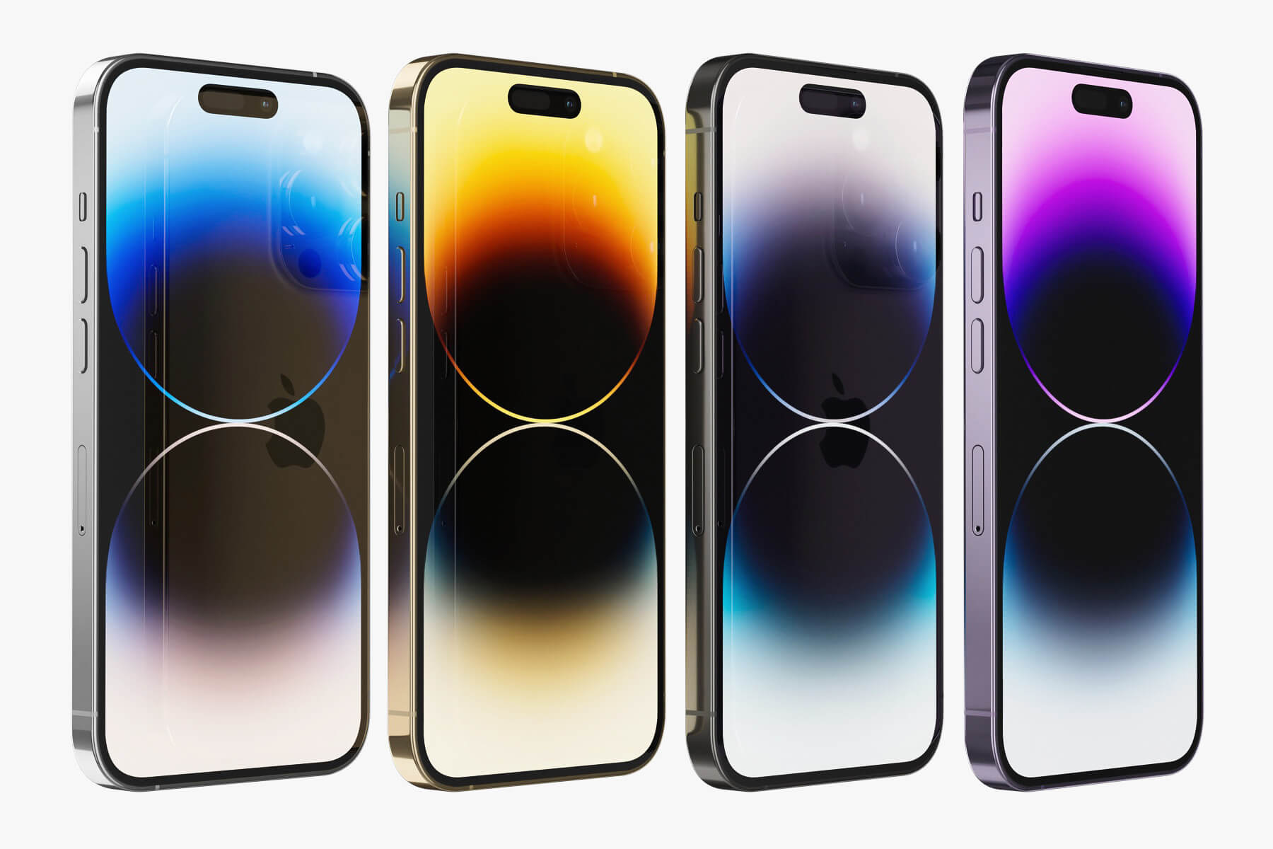 Apple IPhone 14 Pro All Colors - 3D Model by madMIX