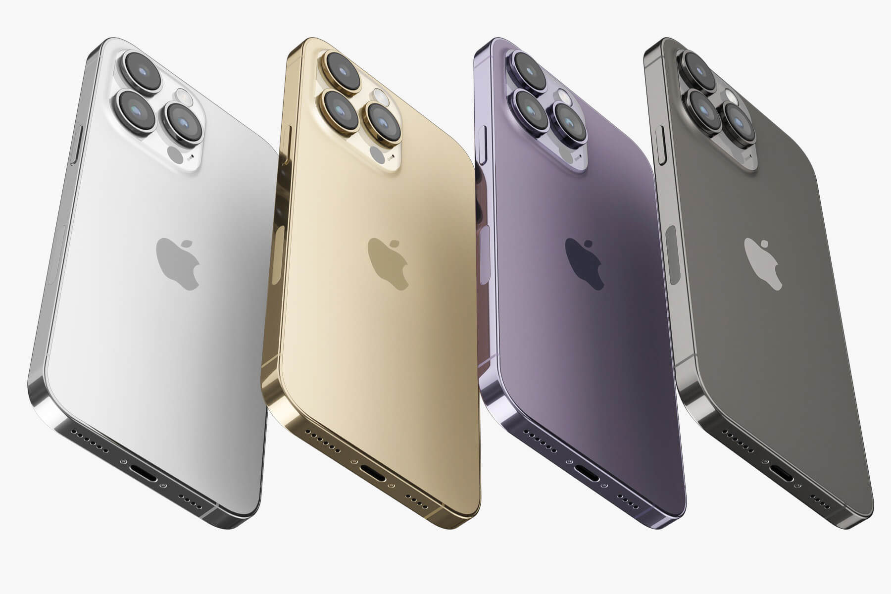 Apple IPhone 14 Pro MAX All Colors - 3D Model by madMIX