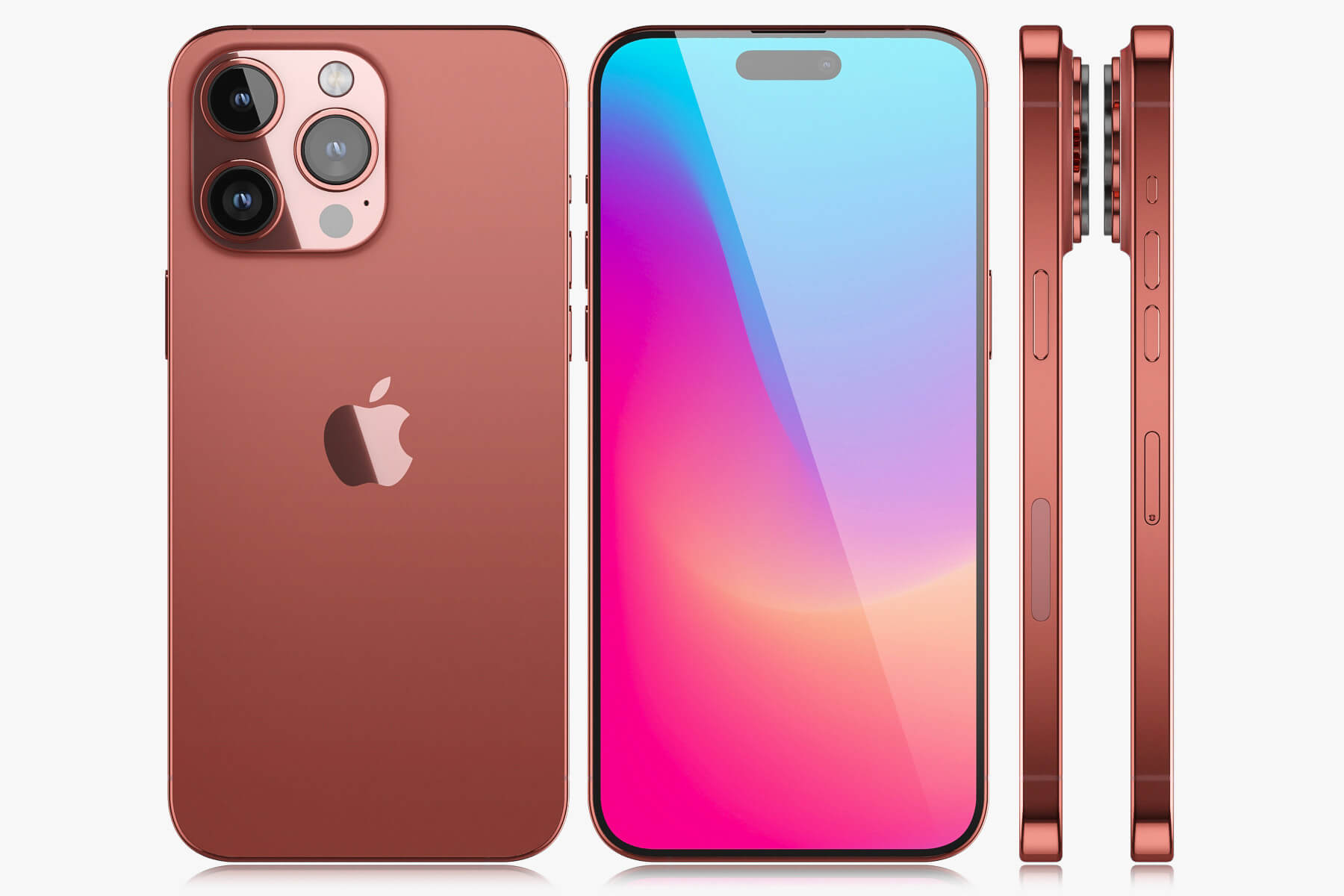 Apple iPhone 15 and 15 Plus and 15 Pro and 15 Pro Max V1 - 3D Model by ...