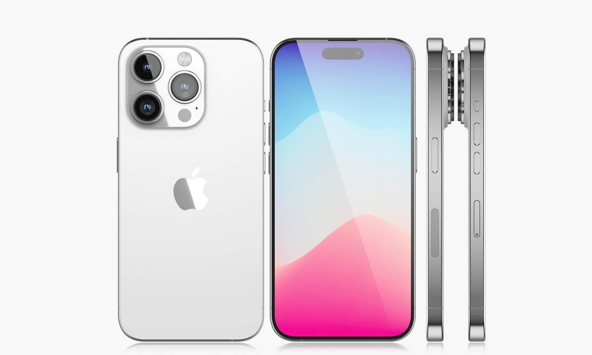 Apple iPhone 15 and 15 Plus and 15 Pro and 15 Pro Max V1 - 3D Model by ...