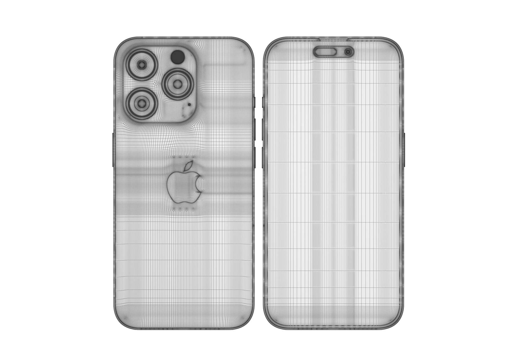 Apple iPhone 15 and 15 Plus and 15 Pro and 15 Pro Max V2 - 3D Model by ...