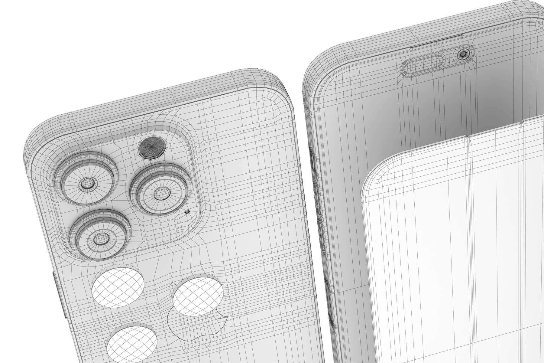 Apple iPhone 15 and 15 Plus and 15 Pro and 15 Pro Max V2 - 3D Model by ...