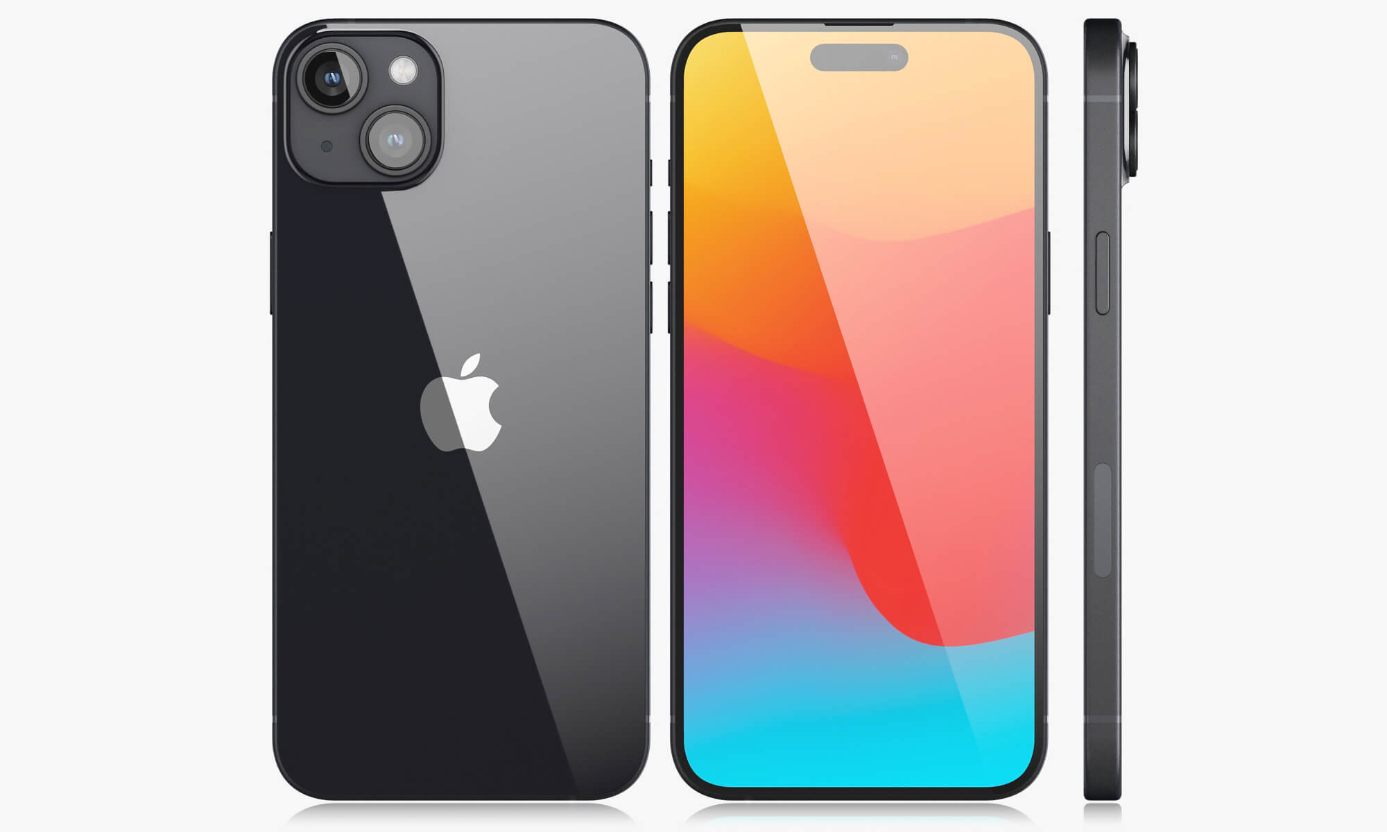 Apple iPhone 15 and 15 Plus and 15 Pro and 15 Pro Max V2 - 3D Model by ...